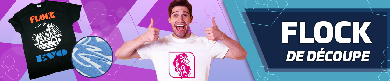 Flock de Découpe - Imprimante DTF, Plotter de découpe, presse à chaud ...